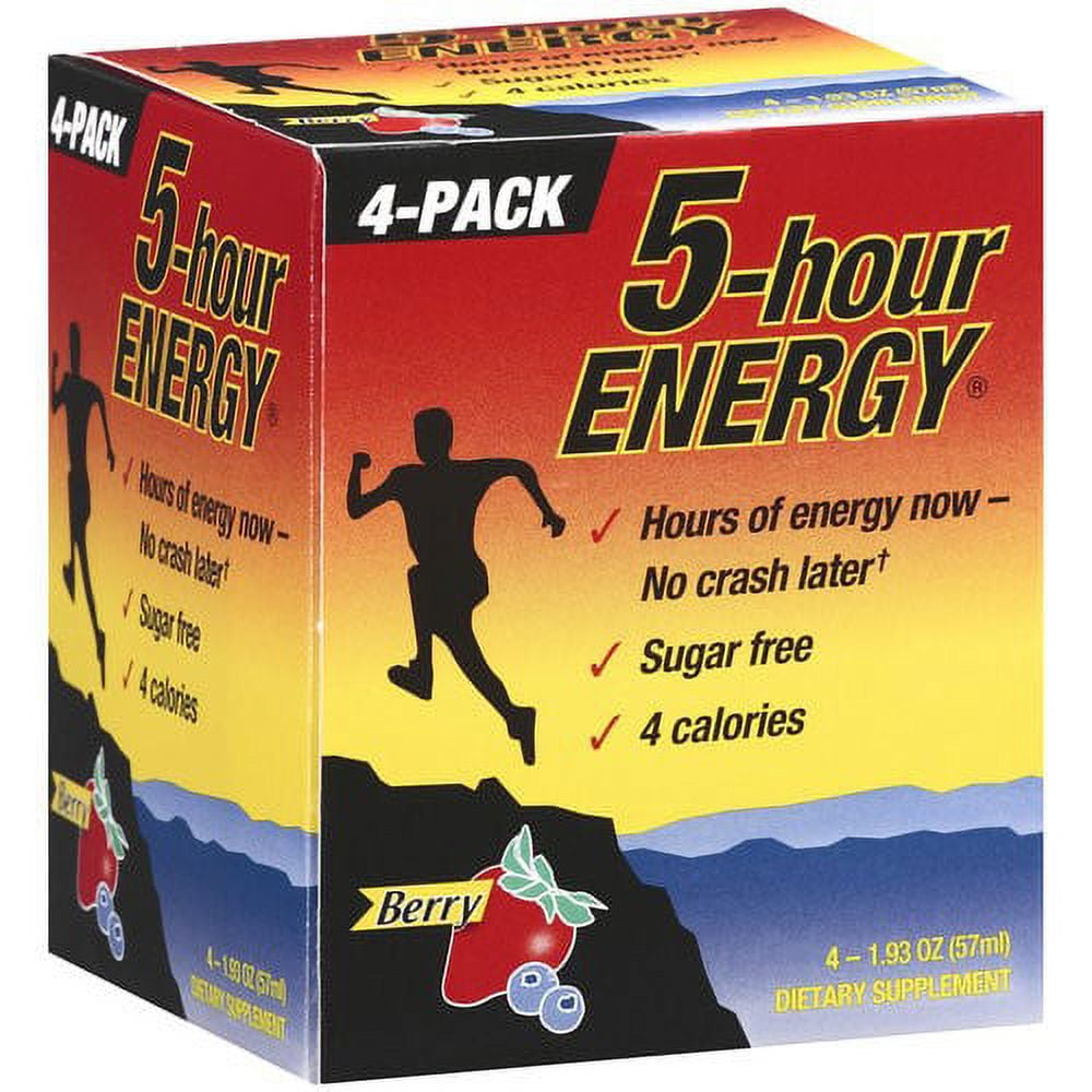 5-Hour Energy Berry Dietary Supplement (Pack of 10) - Walmart.com