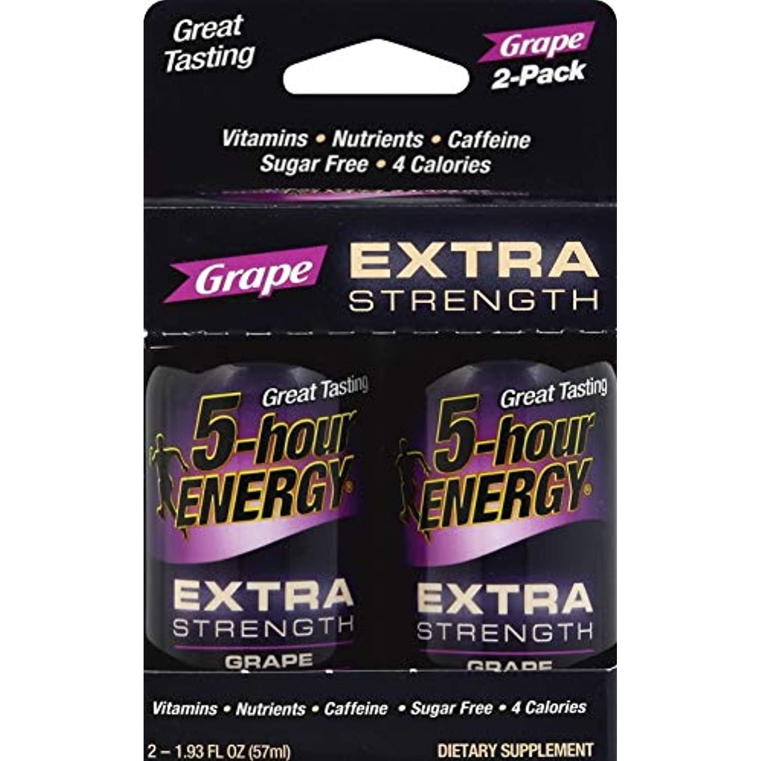 5 Hour Energy Extra Strength Grape Energy Shot, 1.93 Ounce - Walmart.com