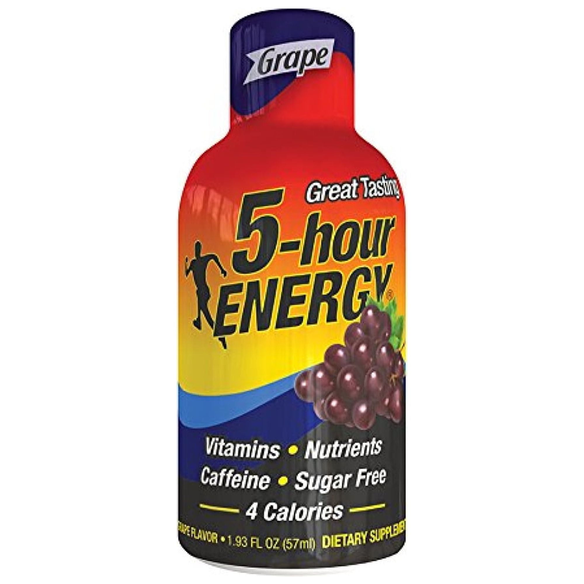 5-Hour Energy™ Original Energy Drink, 2 Oz, Grape (Pack of 8) - Walmart.com