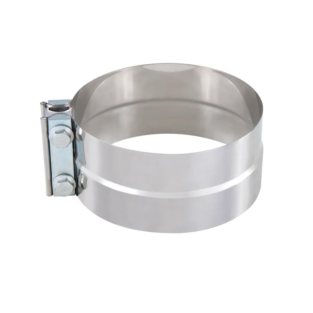 5" I.D./O.D. Stainless Steel Formed Exhaust Clamp. KW, Peterbilt ...
