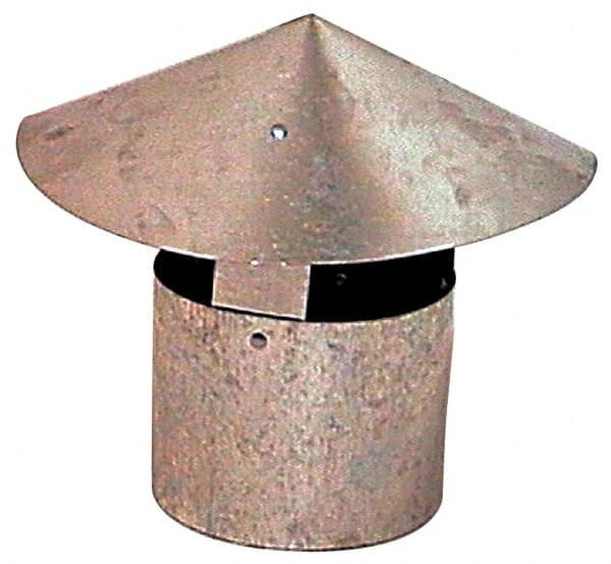 5" ID Galvanized Duct Rain Cap - Walmart.com