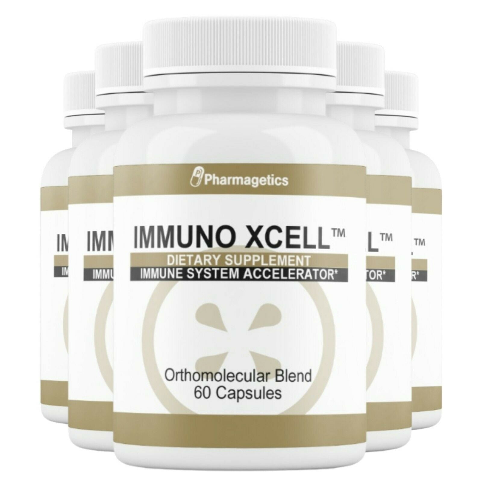 5 IMMUNO XCELL - Dietary Supplement - 60 Capsules - 300 Capsules - 5 ...