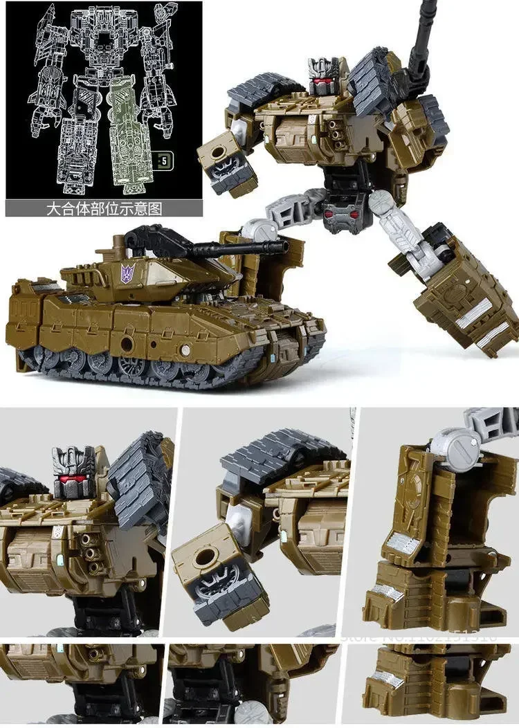 5 IN 1 HZX Transformation Bruticus 5IN1 Sets War Team Aircraft Tank ...