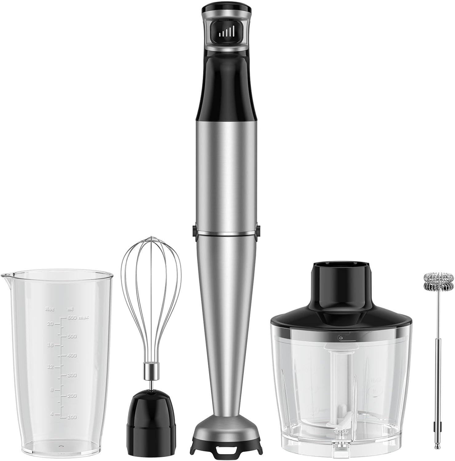 5 IN 1 Immersion Blender Handheld Set 1000W Heavy Duty Hand Blender ...