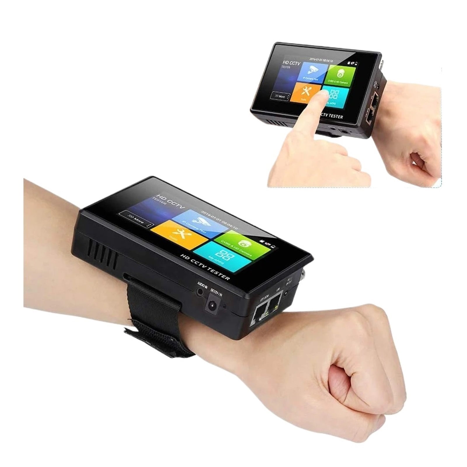 5-IN-1 TVI AHD CVI Analog IP CCTV Camera Tester Build In Battery ...