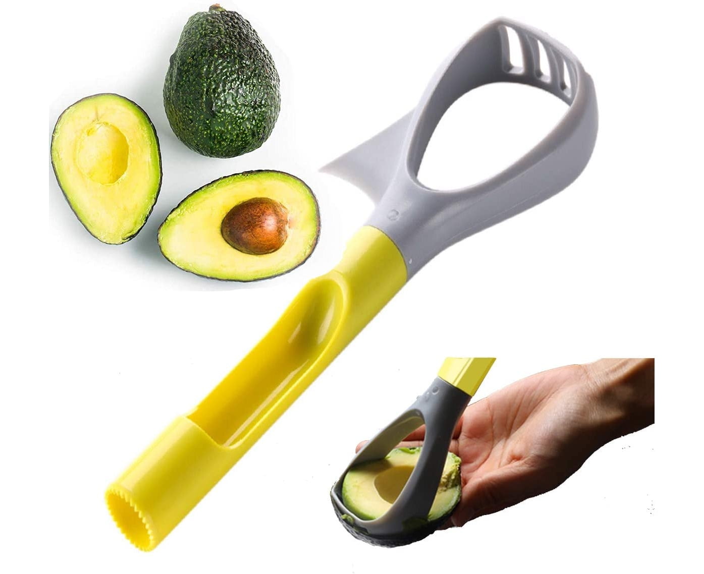 5-In-1 Avocado Slicer Avocado Masher Multifunctional Avocado Tool Fruit ...