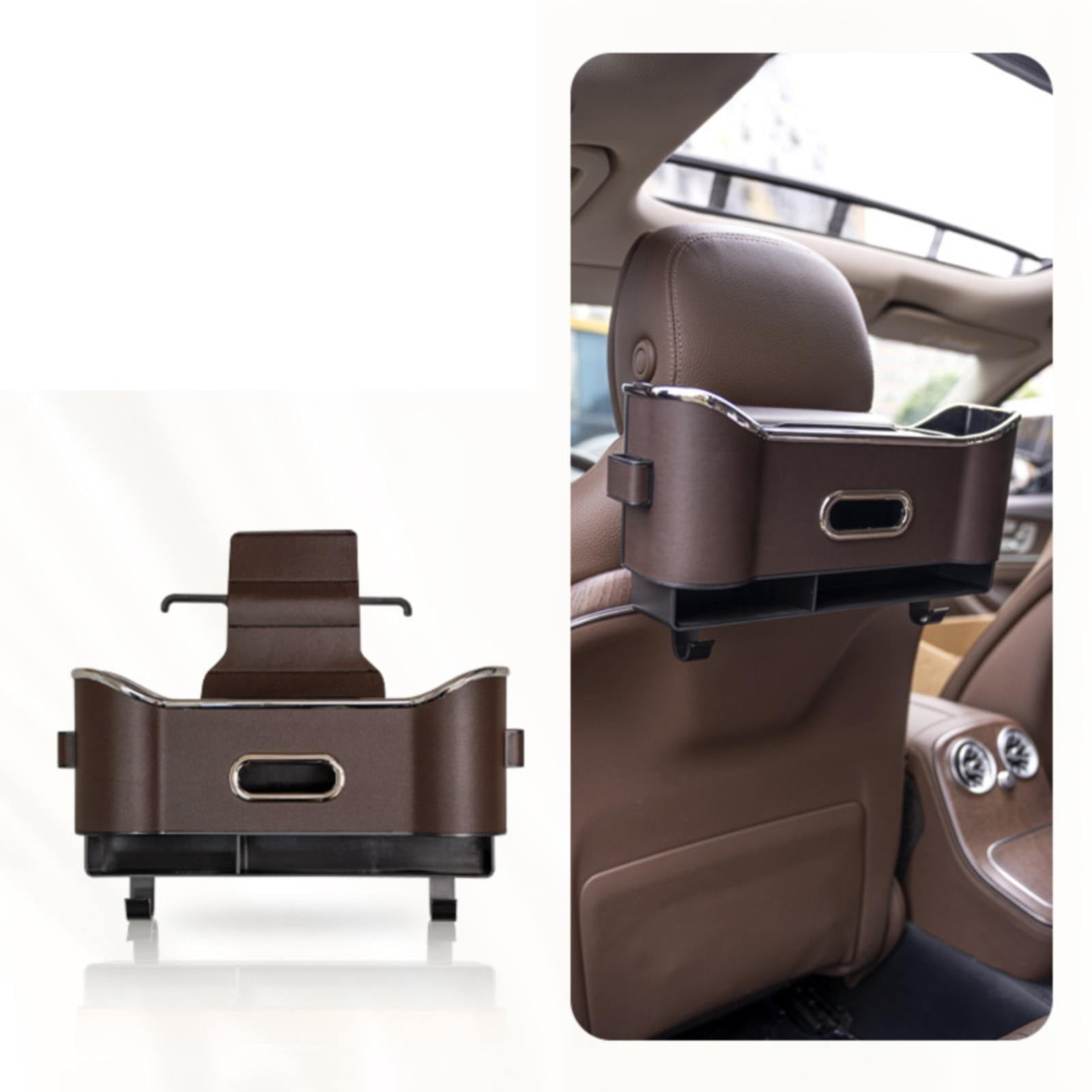 5 In 1 Car Rear Seat Storage Box Multifunctional Headrest Storage Box ...