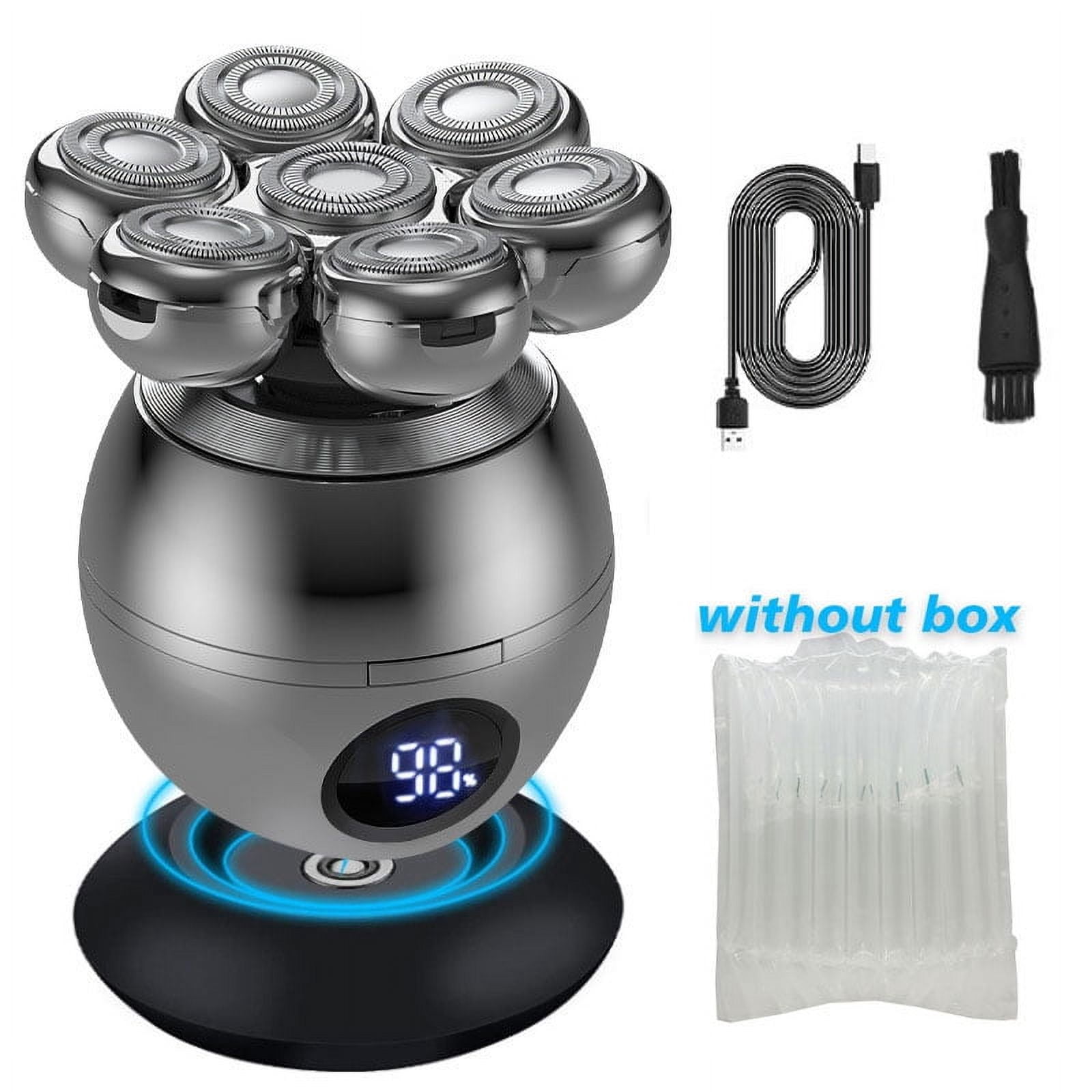 5 In 1 Electric Head Shaver for Bald Men 7D Floating Cutter Beard ...