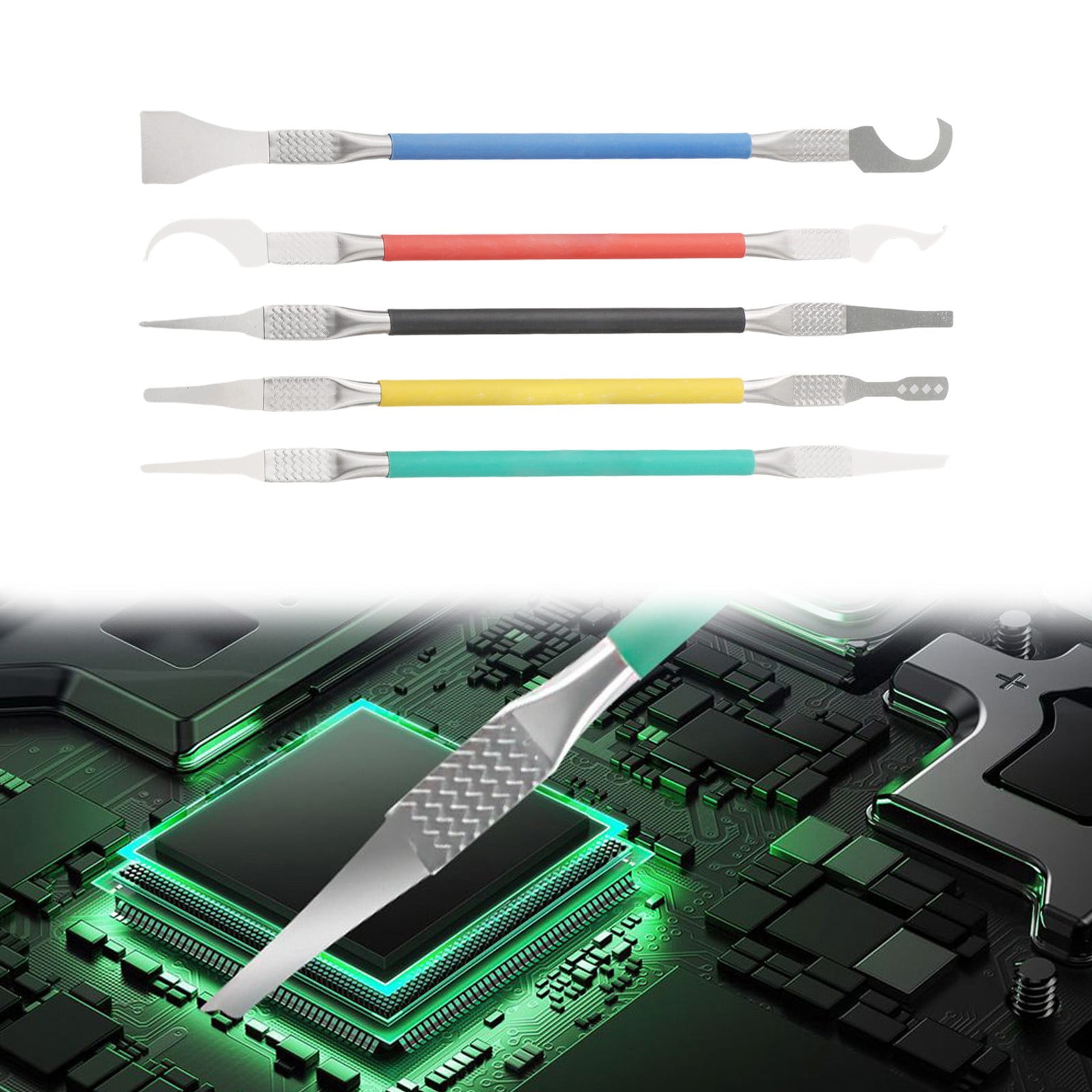 5 In 1 IC Chip Repair Thin Blade Motherboard Repair Tool UV Glue ...