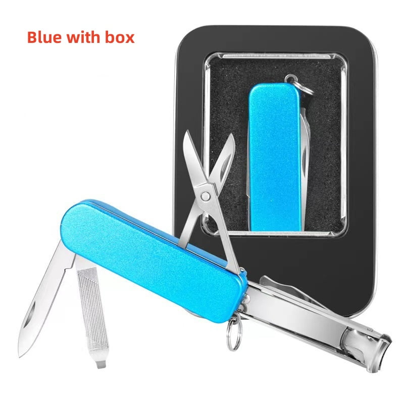 5-In-1 Keychain Nail Clipper Kit Manicure Tools Multi-purpose Folding ...