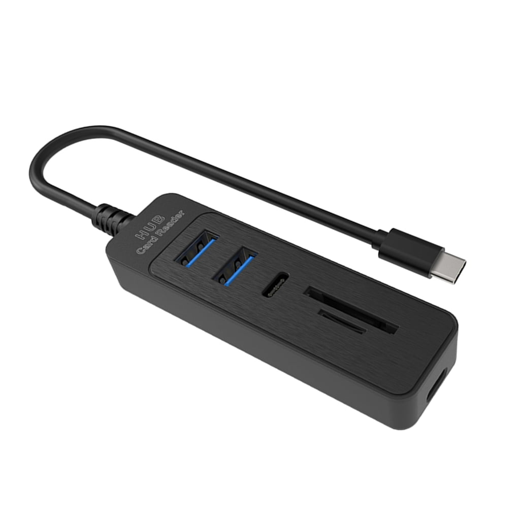 5 In 1 Memory Card Reader Adapter USB3.0 USB2.0 Type C Port For ...