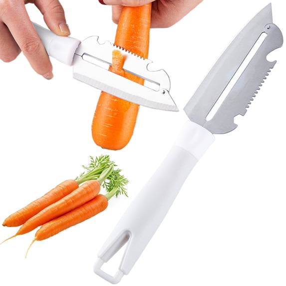 5 In 1 Multifunctional Vegetable Peeler Kitchen Tool With Garlic & New ...