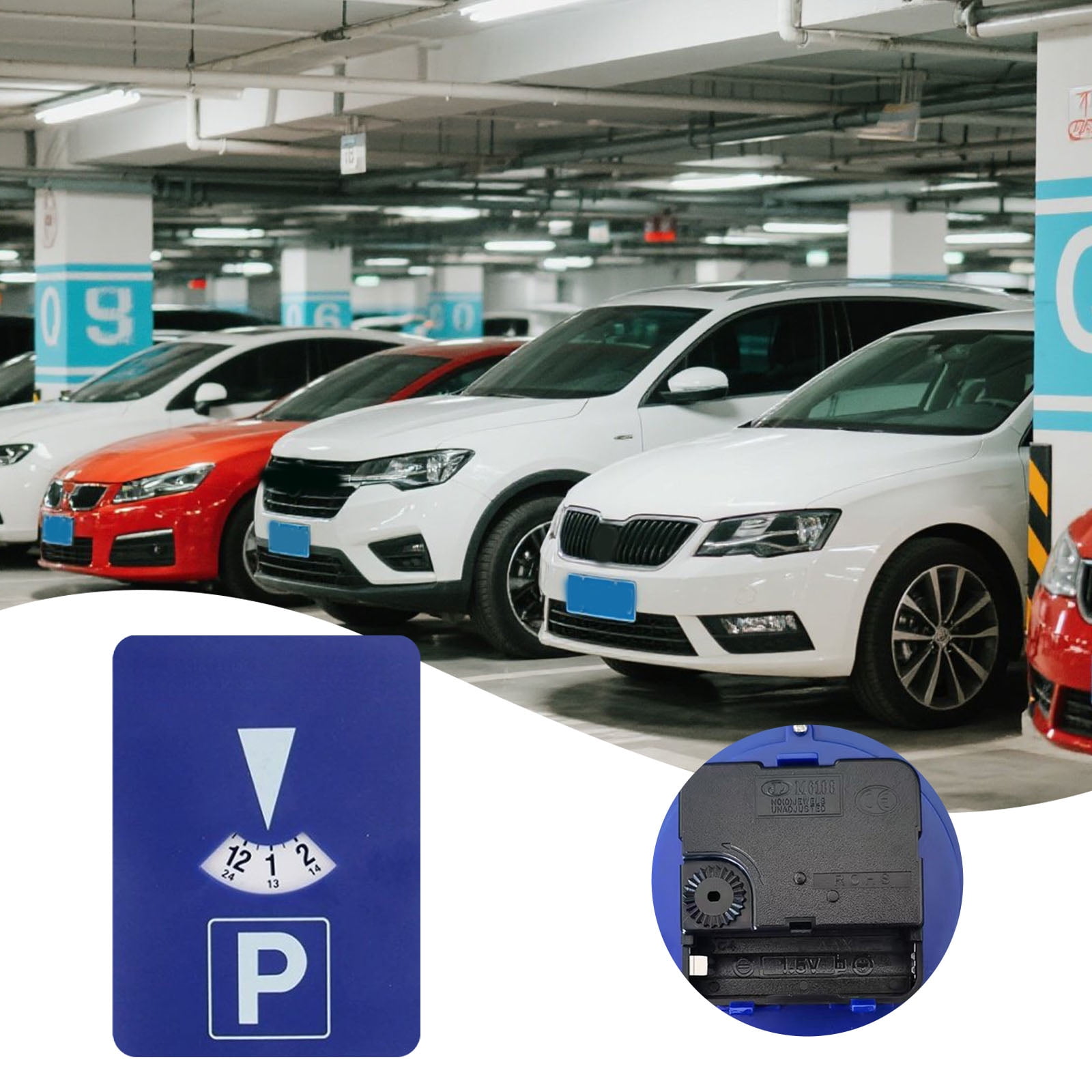 5-In-1 Parking Disk Digital Parking Timer Parking Clock Automatique ...