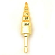Hymnorq 5PC Flaring Tool Drill Bit Set for HVAC Air Conditioner Copper ...