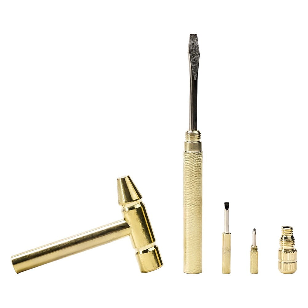 5-In-1 Small Craft Hammer Screwdriver Set Detachable Screwdriver for ...