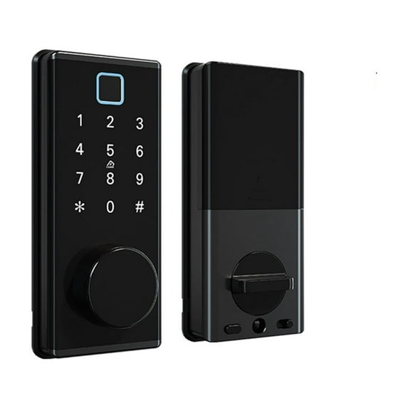 5 In 1 Smart Lock Keyless Entry Fingerprint Password IC Card Key ...