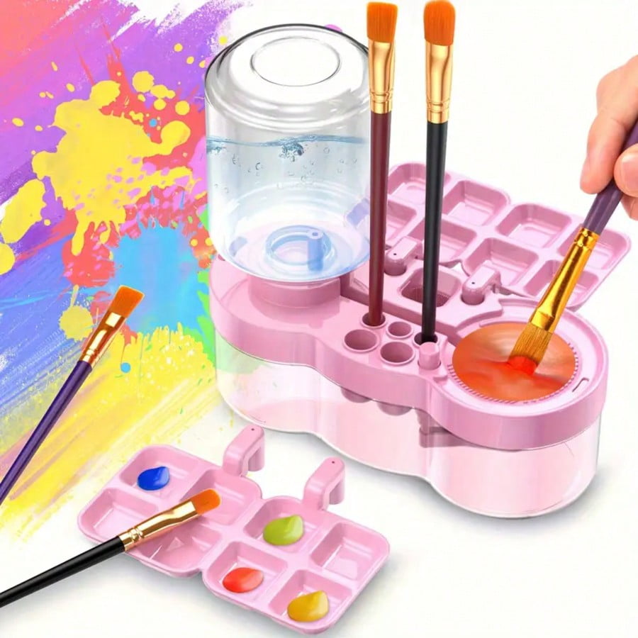 5-In-1 Ultimate Paint Brush Cleaner - Painting Supplies For Acrylic ...