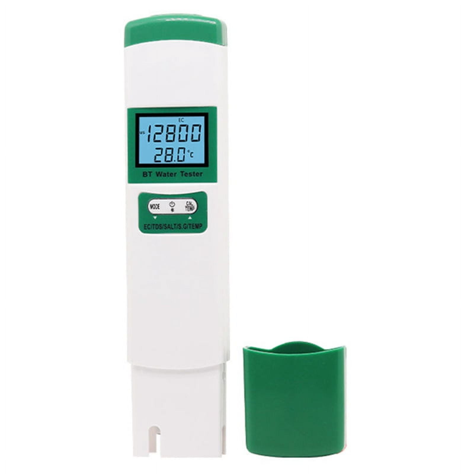5-In-1 Water Quality Tester EC TDS SALT TEMP Digital Detector Portable ...