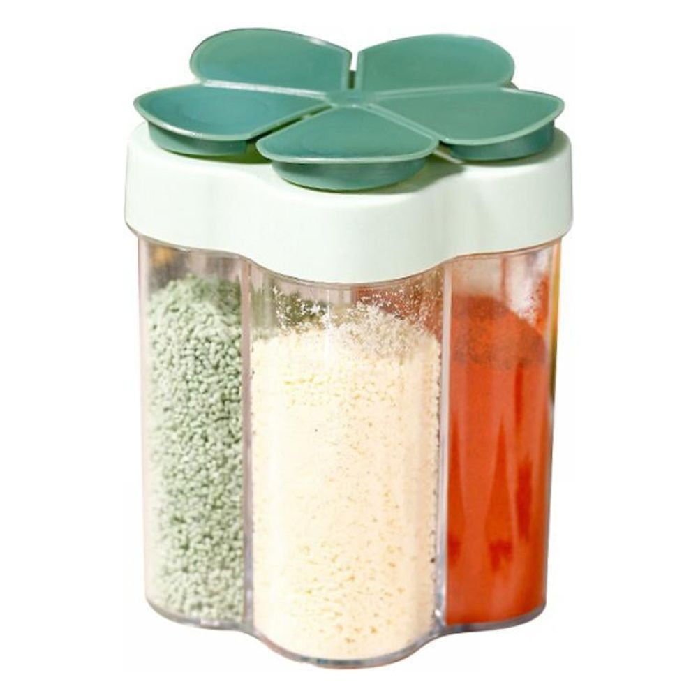 5 In 4 Multifunctional Spice Box Combination Seasoning Jar Kitchen ...