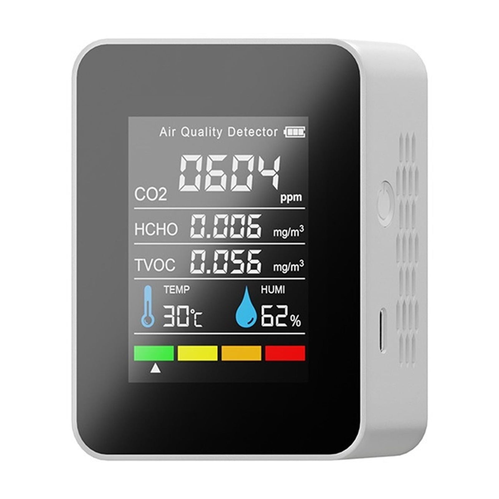 5 In1 Air Monitor CO2 Carbon Dioxide Detector Warehouse Air Quality ...