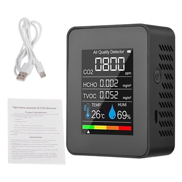 Temtop P600 Particle Meter, PM2.5 PM10 Air Quality Monitor, Smoke ...