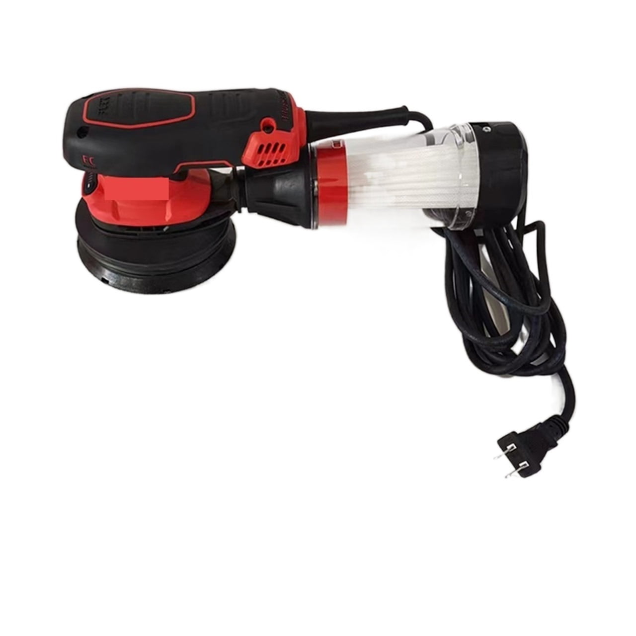 5-Inch 125mm 8-Hole Car Polishing Sander With Dust Cup Sandpaper ...