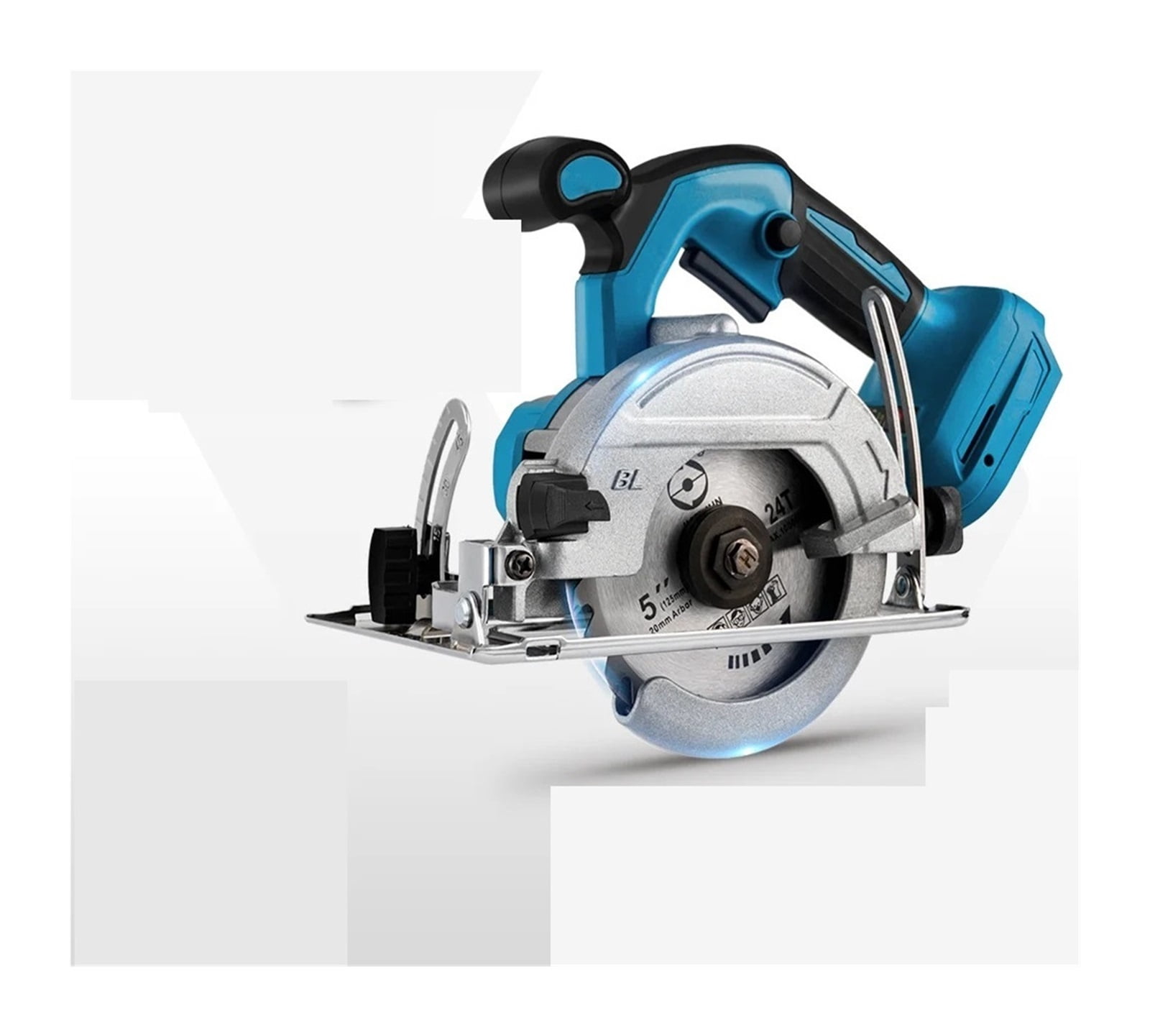 5 Inch 125mm Brushless Cordless Electric Circular Saw 0° To 45 ...