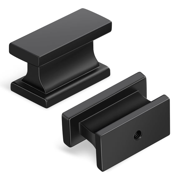 5 Inch(128mm) Hole Center Matte Black Kitchen Cabinet Handles Modern ...