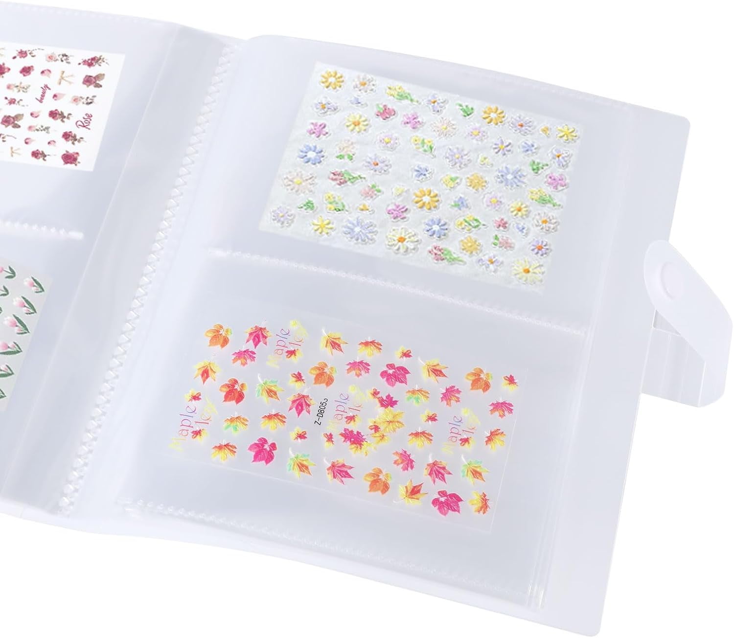 5 Inch 2 Grids Transparent PP Plastic Photocard Storage Albums Photo ...