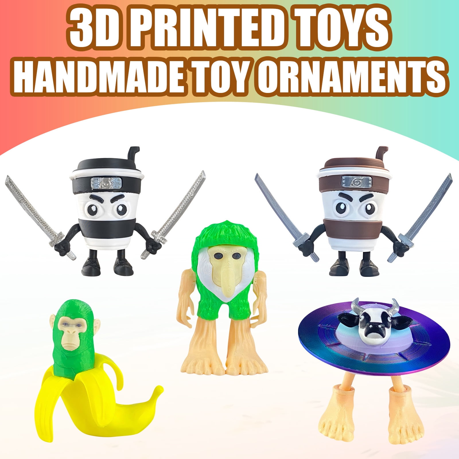 5 Inch 2025 New Italian Brainrot Toys Kit Cappuccino Assassino AI ...