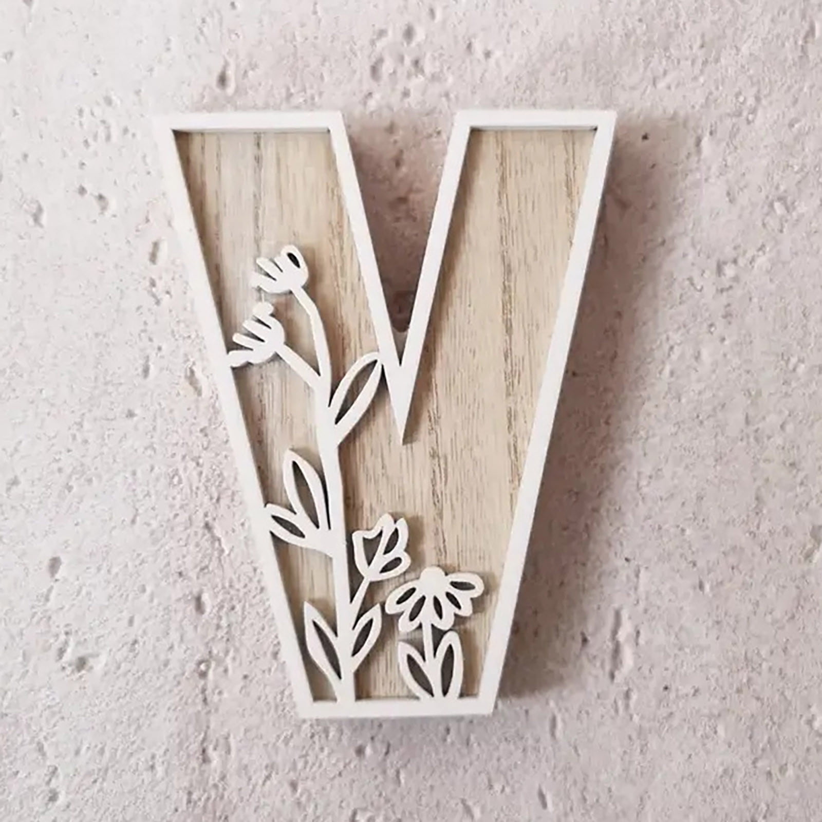 5 Inch 26 Letter Wood Letters Rustic Wood Letters for Wall Window Door ...