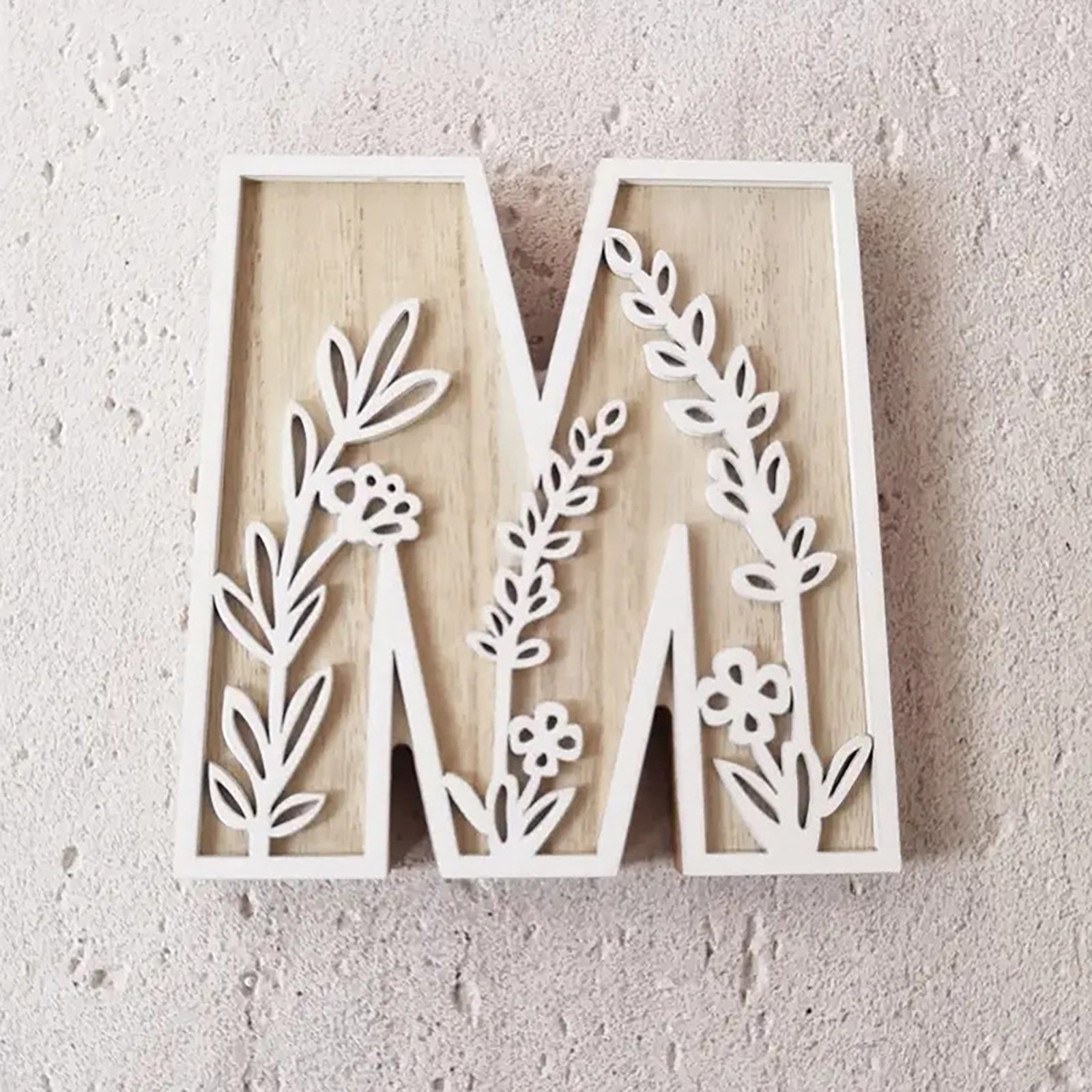 5 Inch 26 Letter Wood Letters Rustic Wood Letters for Wall Window Door ...