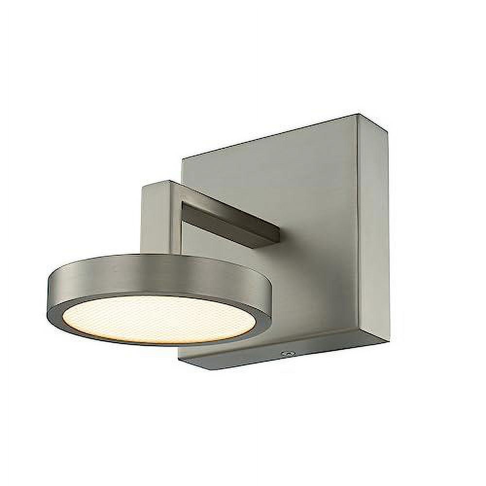 Kalco Lighting Eaton 5" 1 Light Contemporary Glass Bath Vanity in Satin ...