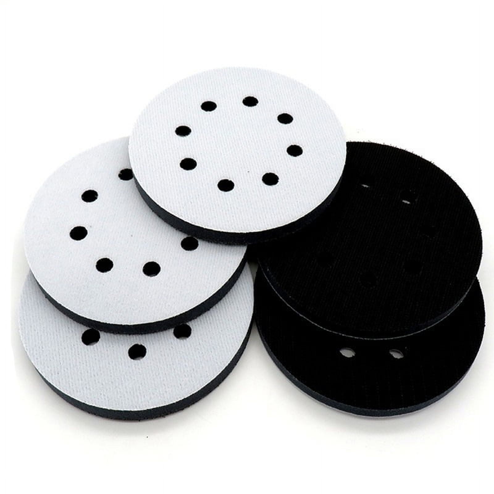 5 Inch 8 Hole Hook & Loop Soft Sponge Foam Sanding Interface Pad ...