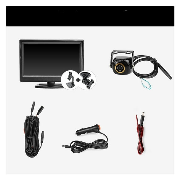 5 Inch AHD 4Pin Car Monitor For 1080P High Definition 170 Degree Night ...