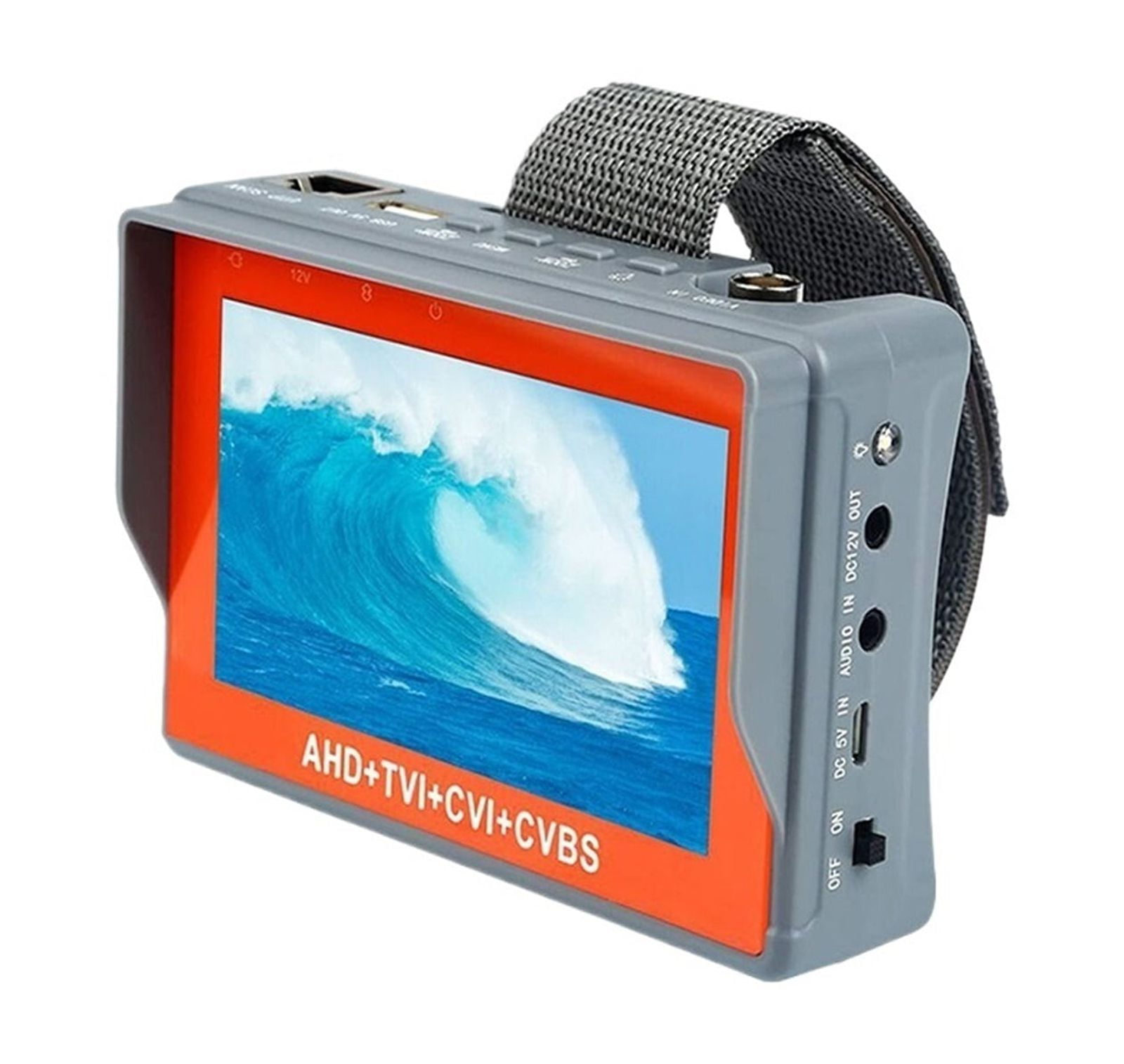 5 Inch AHD CCTV Camera Tester 8MP AHD TVI CVI Video Surveillance ...