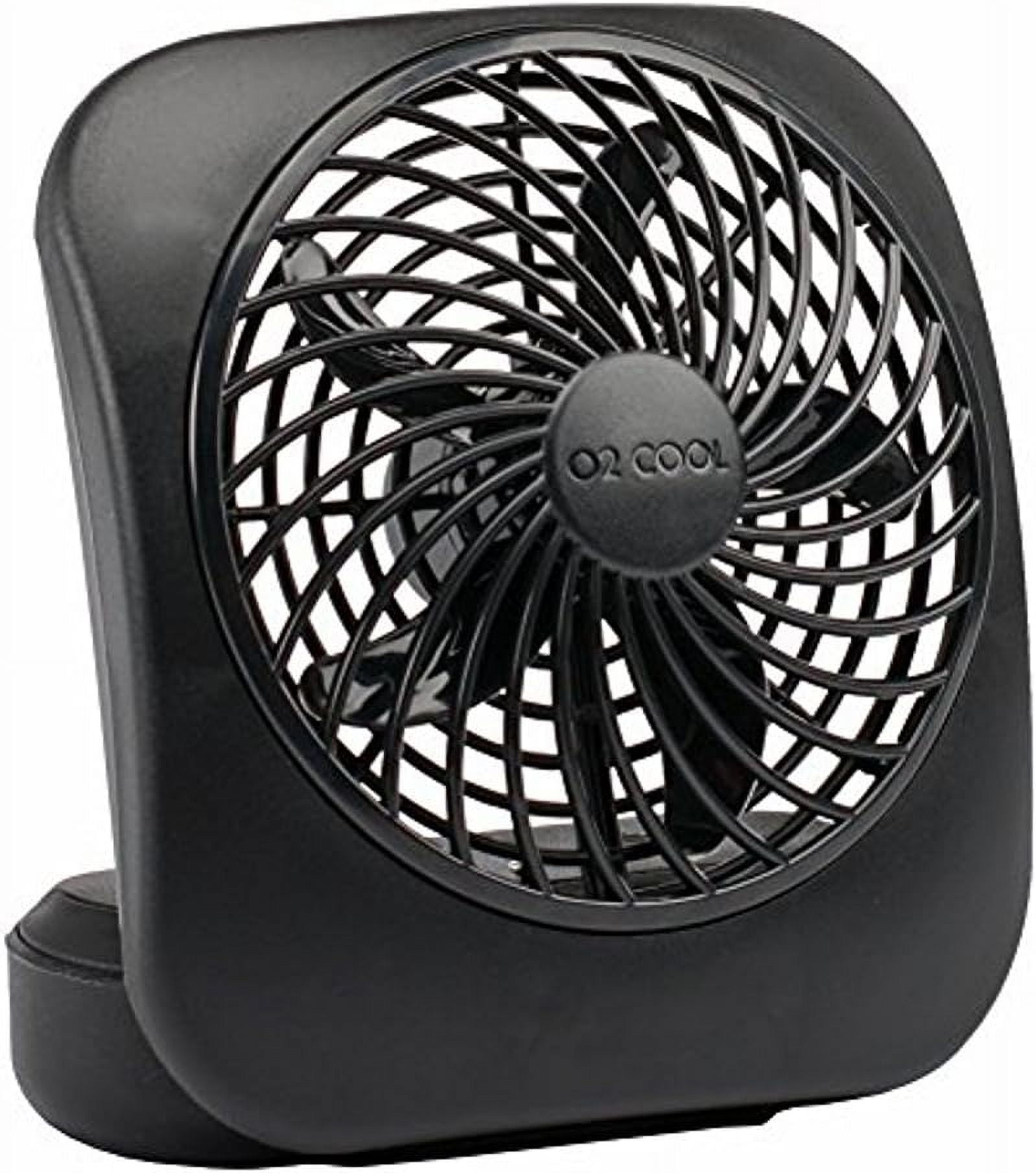5 Inch Battery Powered Fan Portable Desk Fan 2 Cooling Speeds with ...