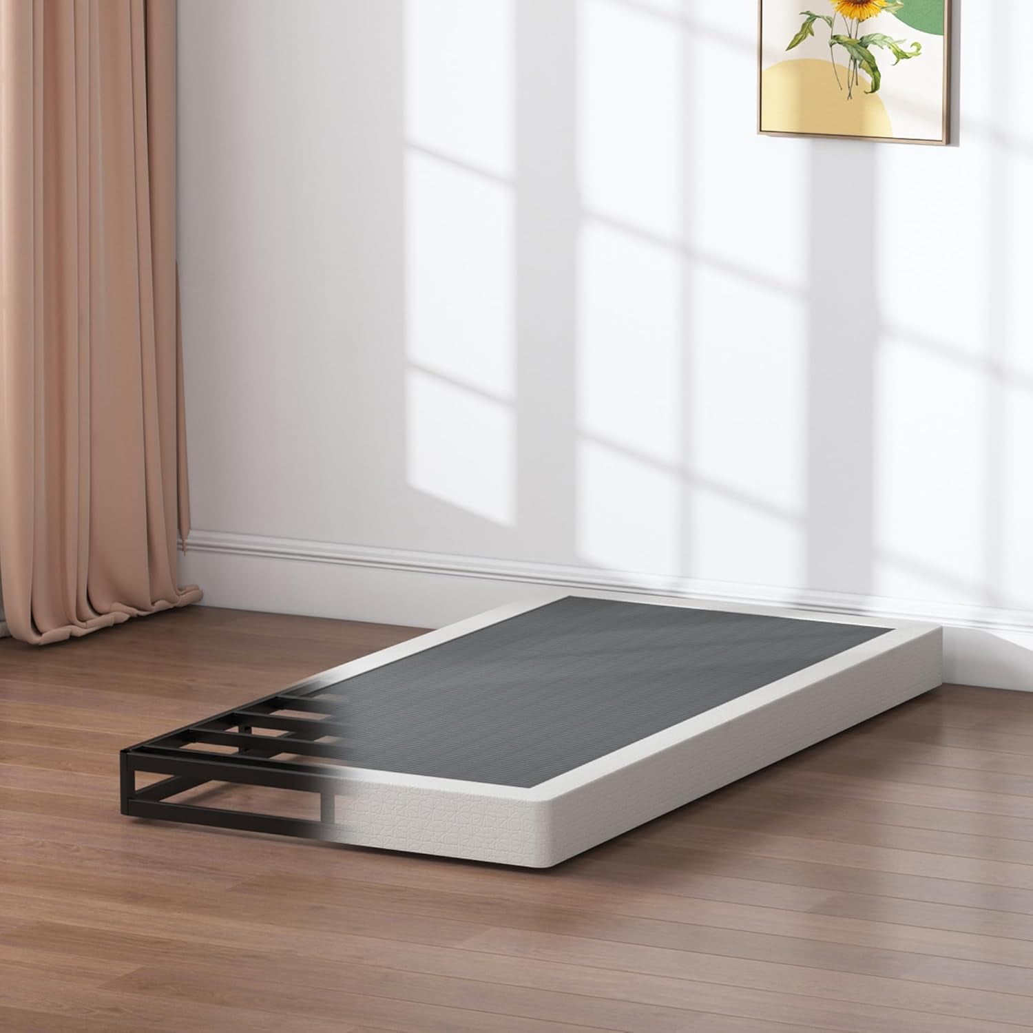 5 Inch Box Spring for Twin Bed, High Profile Metal Box Springs with ...