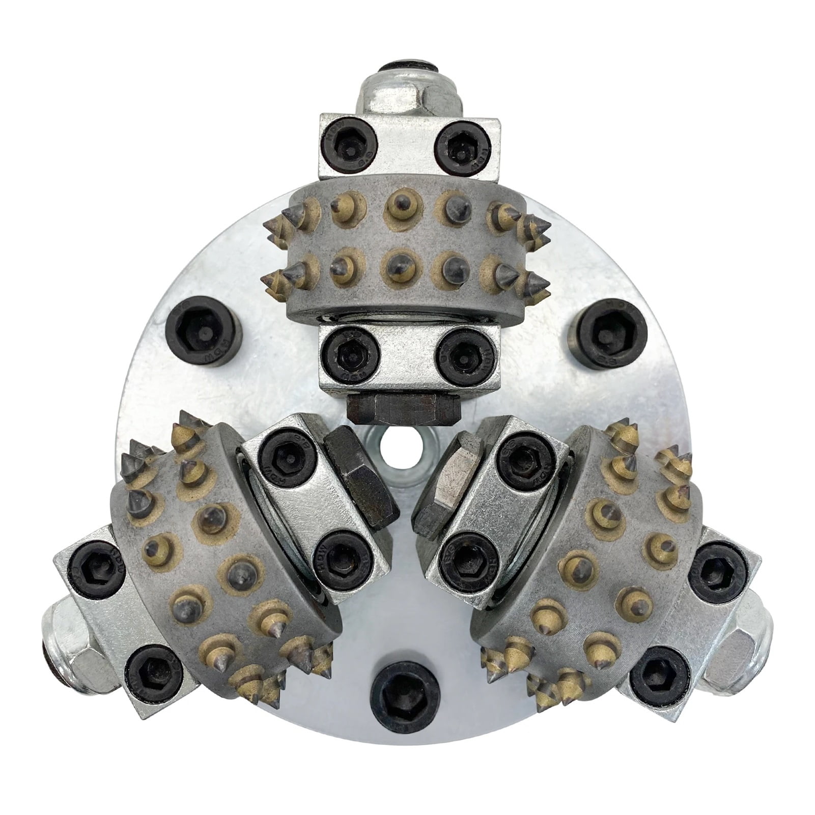 5 Inch Bush Hammer Disc For Stone Granite Concrete 30 Pins 3 Rollers ...