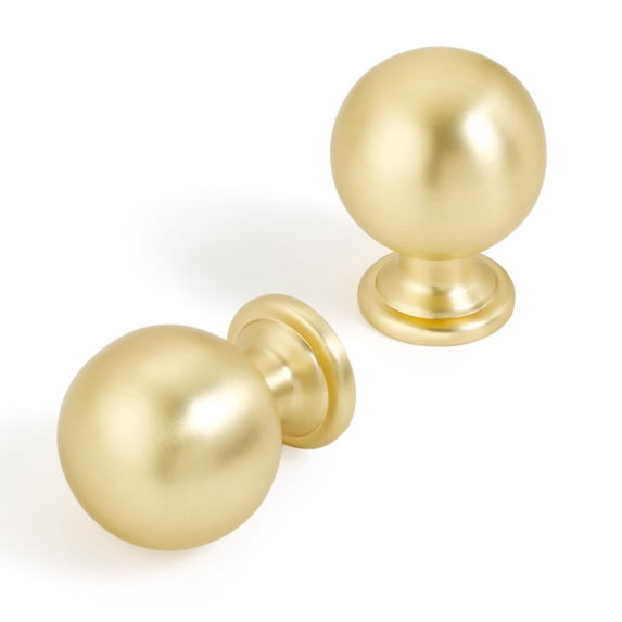 5 Inch Cabinet Pulls Brushed Antique Brass, 10 Pack Kitchen Cabinet ...