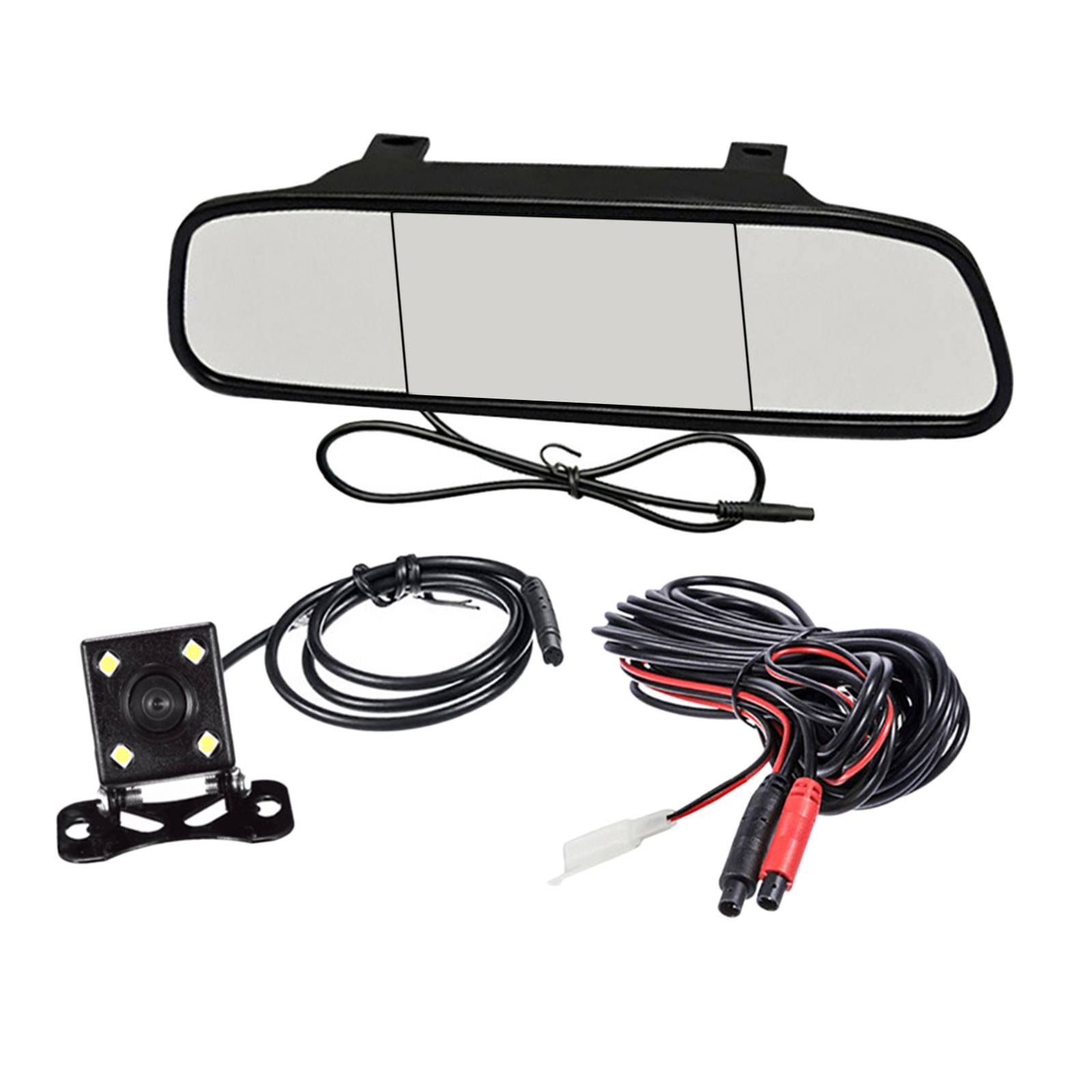 5 Inch Car Rearview Mirror with Reversing Camera , Video Auto Parking ...