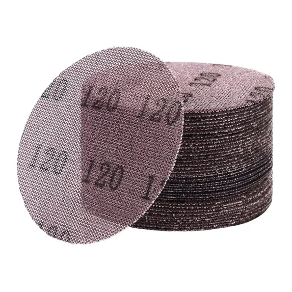 5 Inch Ceramic Mesh Sanding Discs 120 Grit 50PCS Abrasive Sandpaper ...