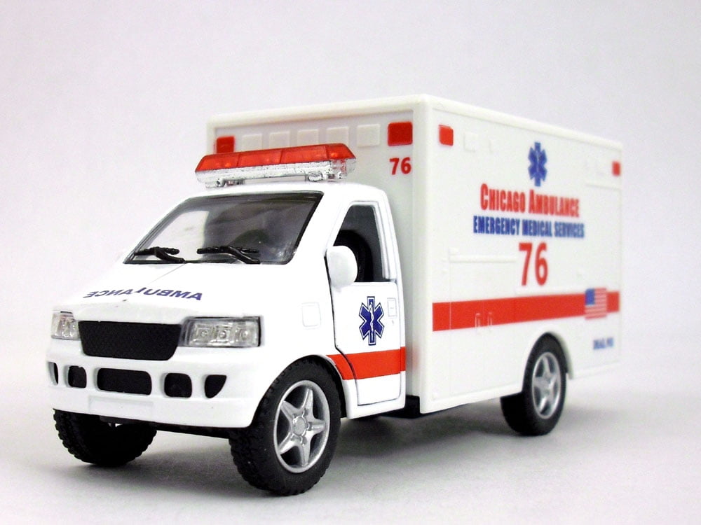 5 Inch Chicago Ambulance - Emergency Medical Services - Scale Model ...
