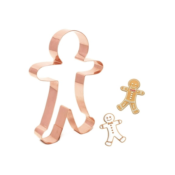 Gingerbread Man Cookie Cutters for Holiday Baking in Multiple Styles