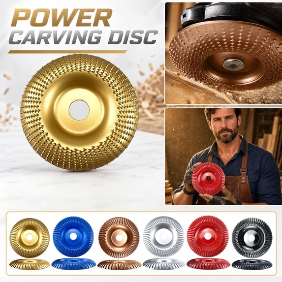 5 Inch Curved Wood Sanding Disc, Wood Shaping Wheel, Wood Grinding Disc ...