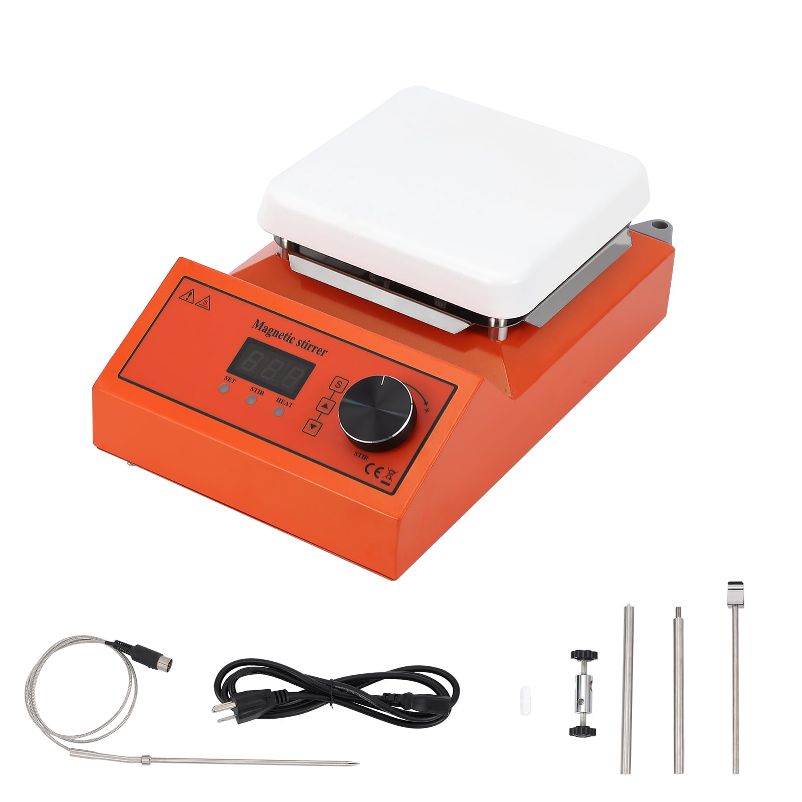 5 Inch Digital Hotplate Magnetic Stirrer Hot Plate with Ceramic Coated ...