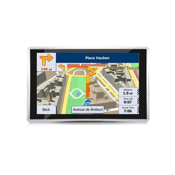 5 Inch HD Car GPS Navigation FM/8GB/DDR 256M Newest South America Maps ...