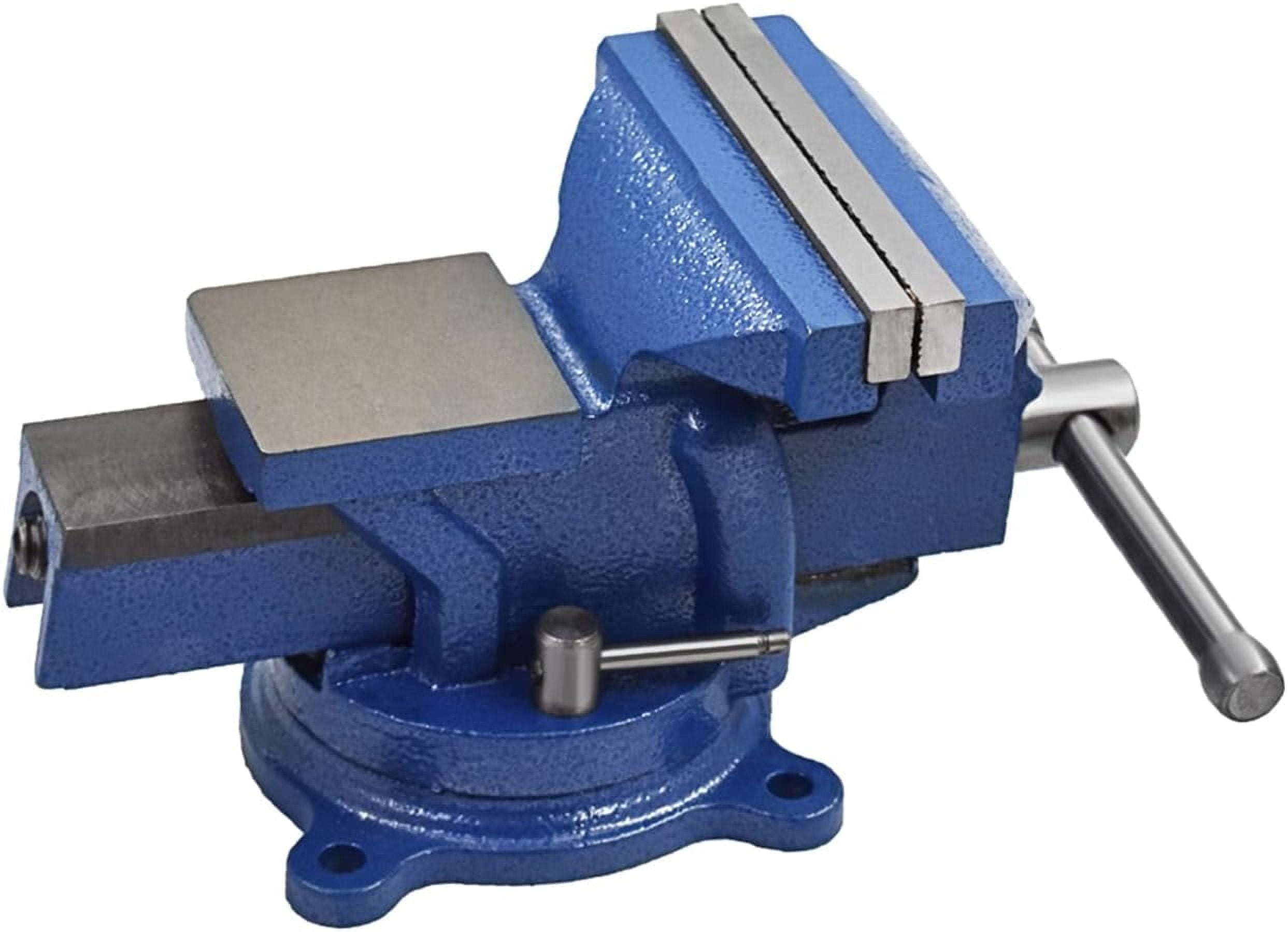 5-Inch Heavy Duty Vise 360-Degree Swivel Base and Head with Anvil Home ...