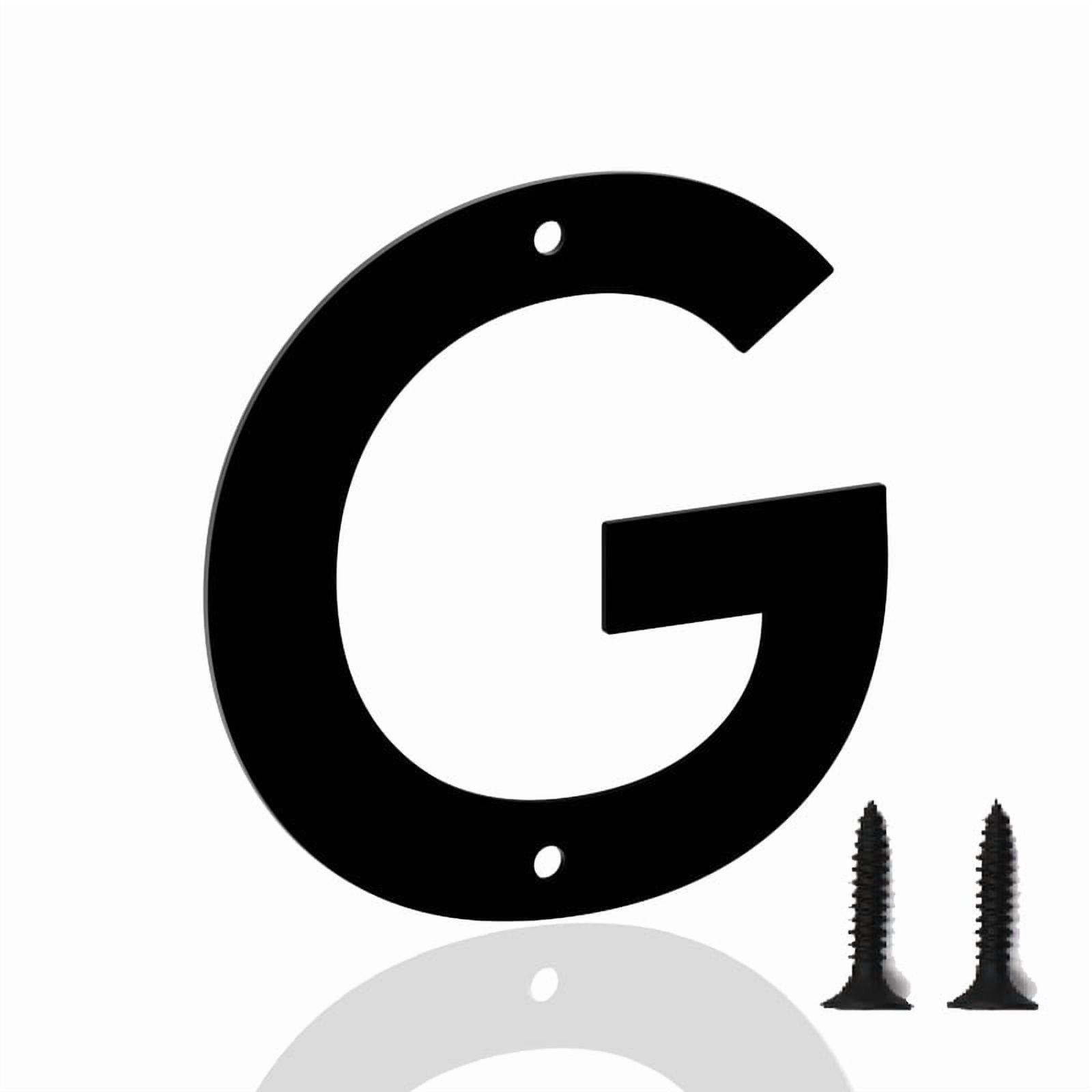 5 Inch House Numbers Letters, Black House Address Letters, Outdoor ...