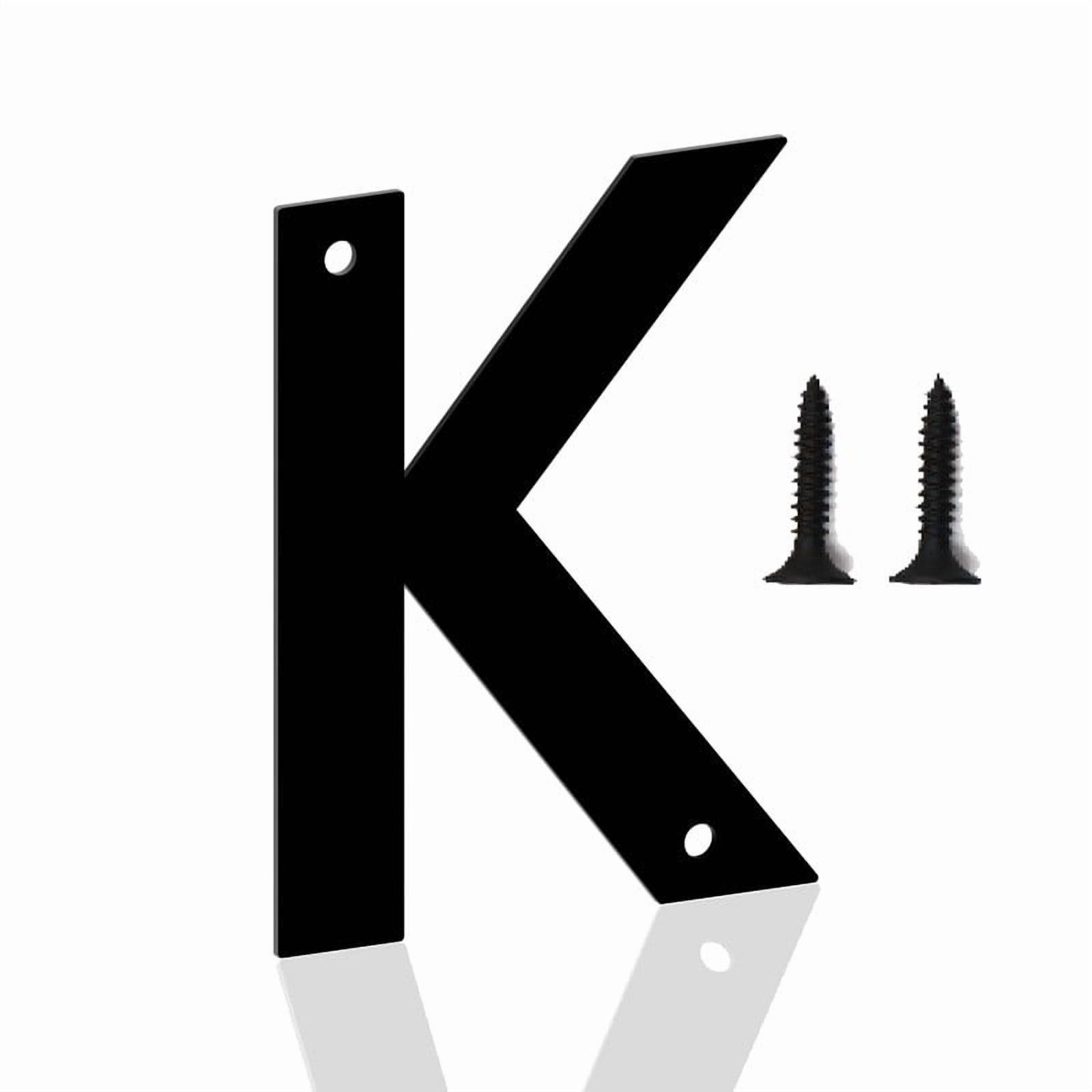 5 Inch House Numbers Letters, Black House Address Letters, Outdoor ...